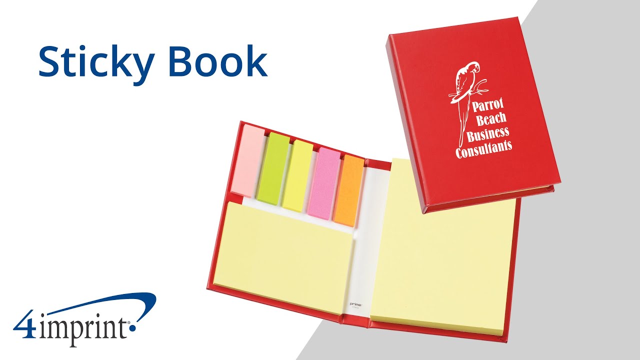 Sticky Book from 4imprint - YouTube