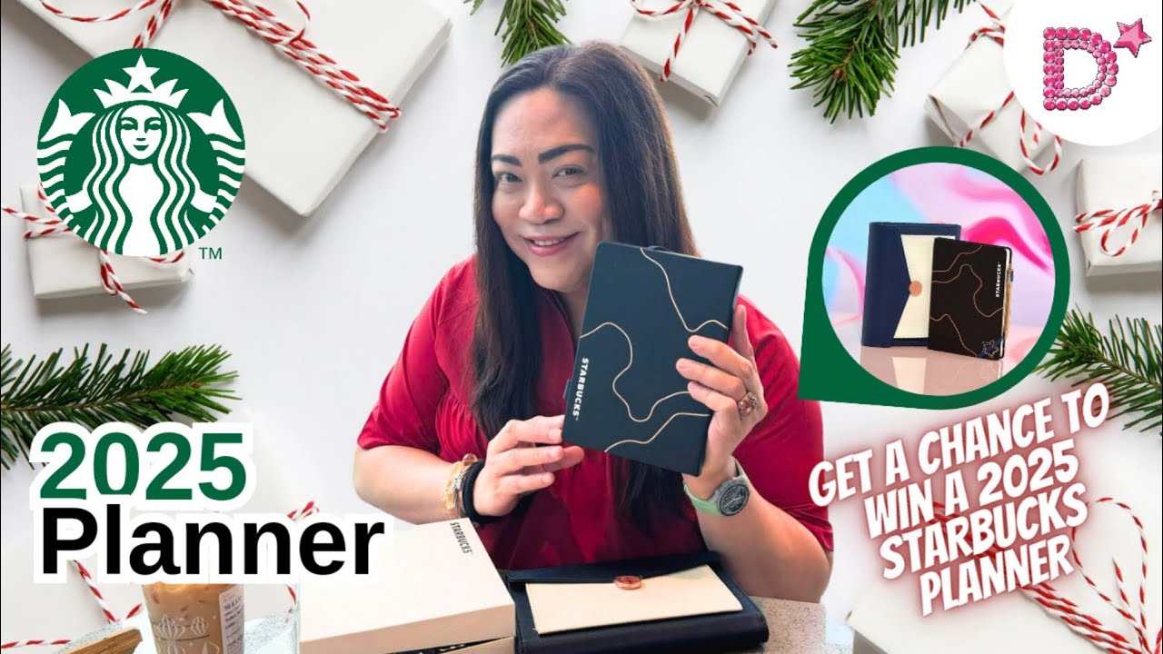 Starbucks Planner 2025 Unboxing & Review + Giveaway’ - YouTube