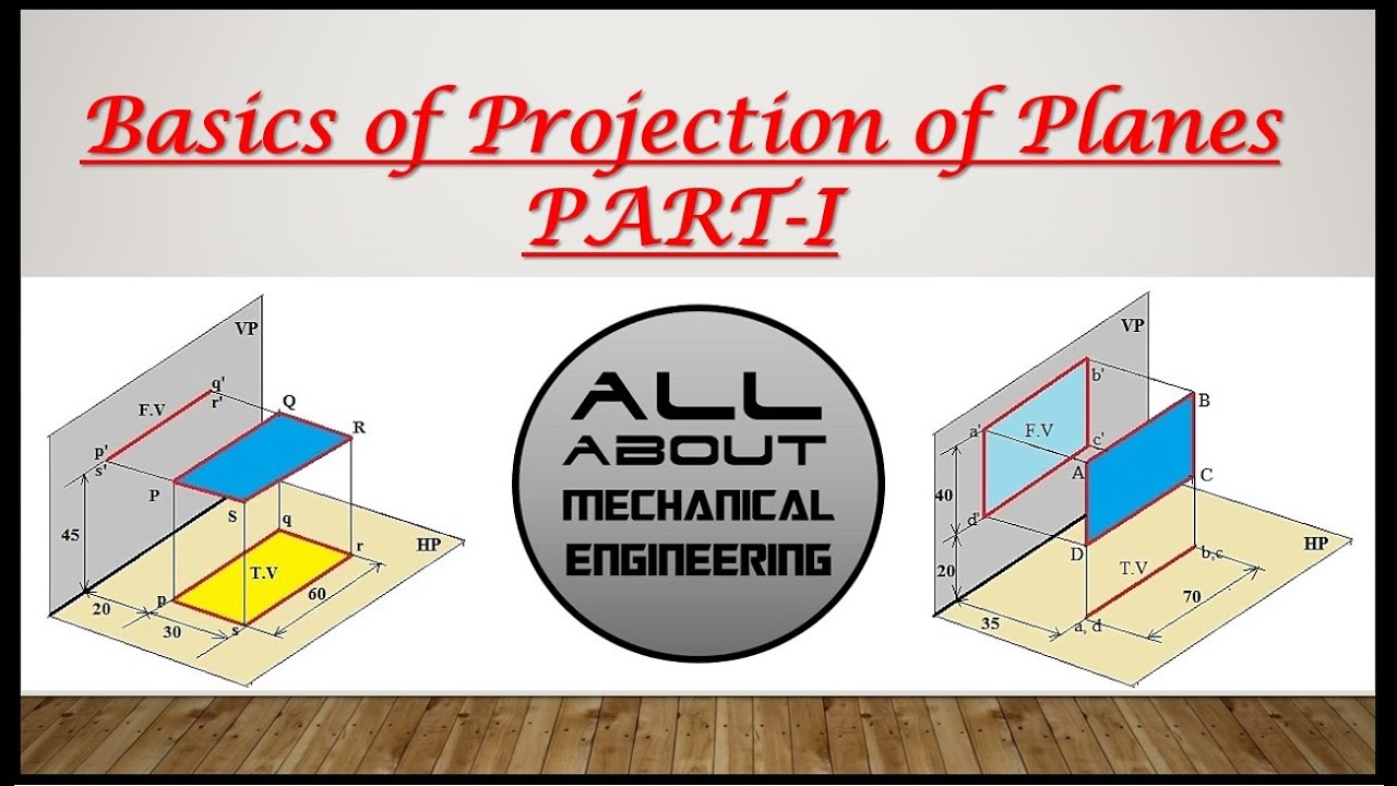 Basic of Projection of Planes (Part-I) #projectionofplanes # ...