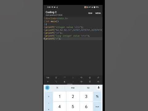 16 bit integer value in coding c #clanguage #coder #coding #programming #code - YouTube