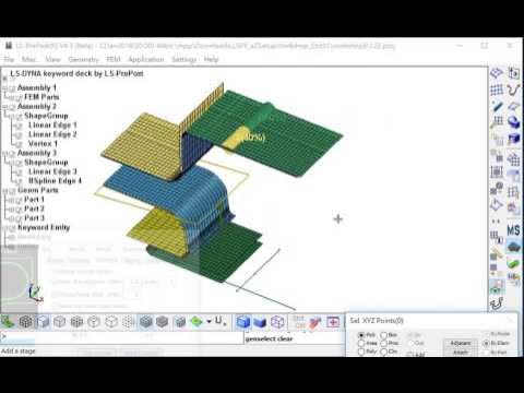 LS-PrePost eZSetup Workshop06-process set up o trimming - YouTube