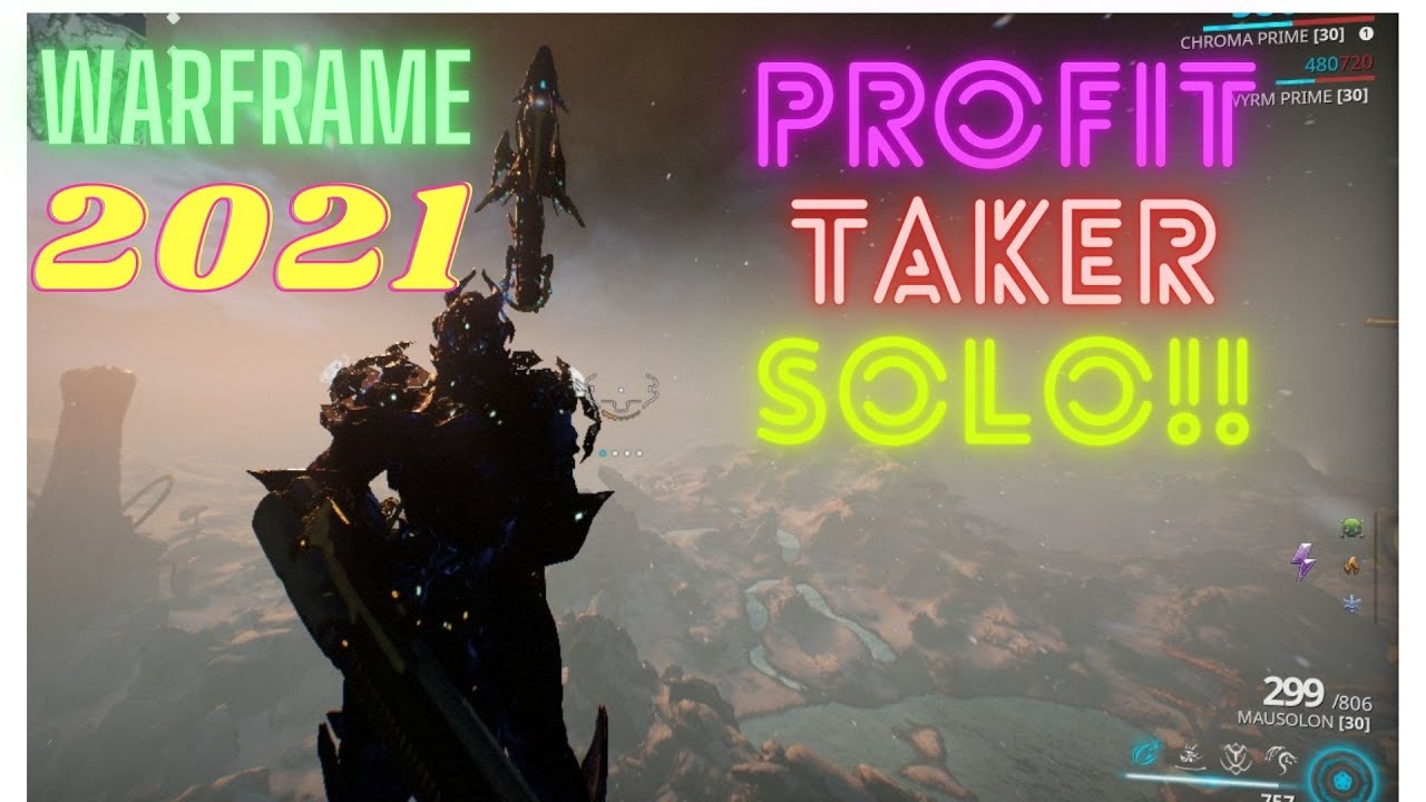 Warframe Profit-Taker Solo HighLight [Chroma Prime Build] 2021 - YouTube