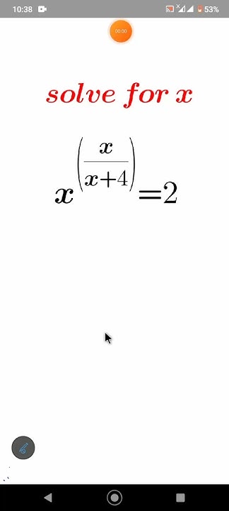simple exponential equation - YouTube