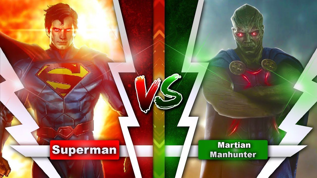 Superman vs Martian Manhunter | Kryptonian vs Martian | who will win ...