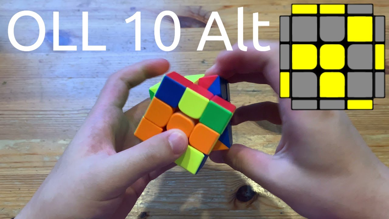 Intuitive Alternate OLL 10 Algorithm - YouTube