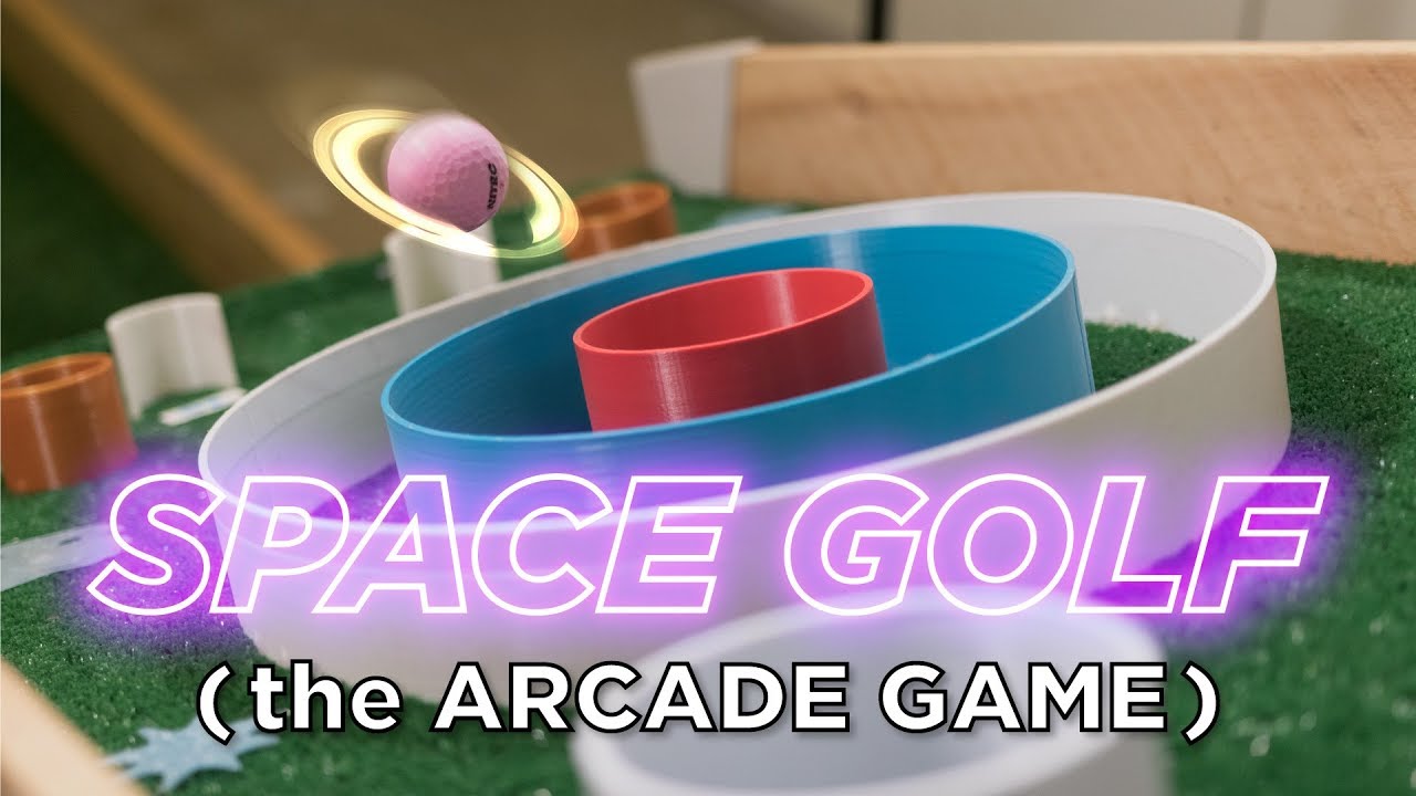 Space Golf the 3D Printed Arcade Game - YouTube