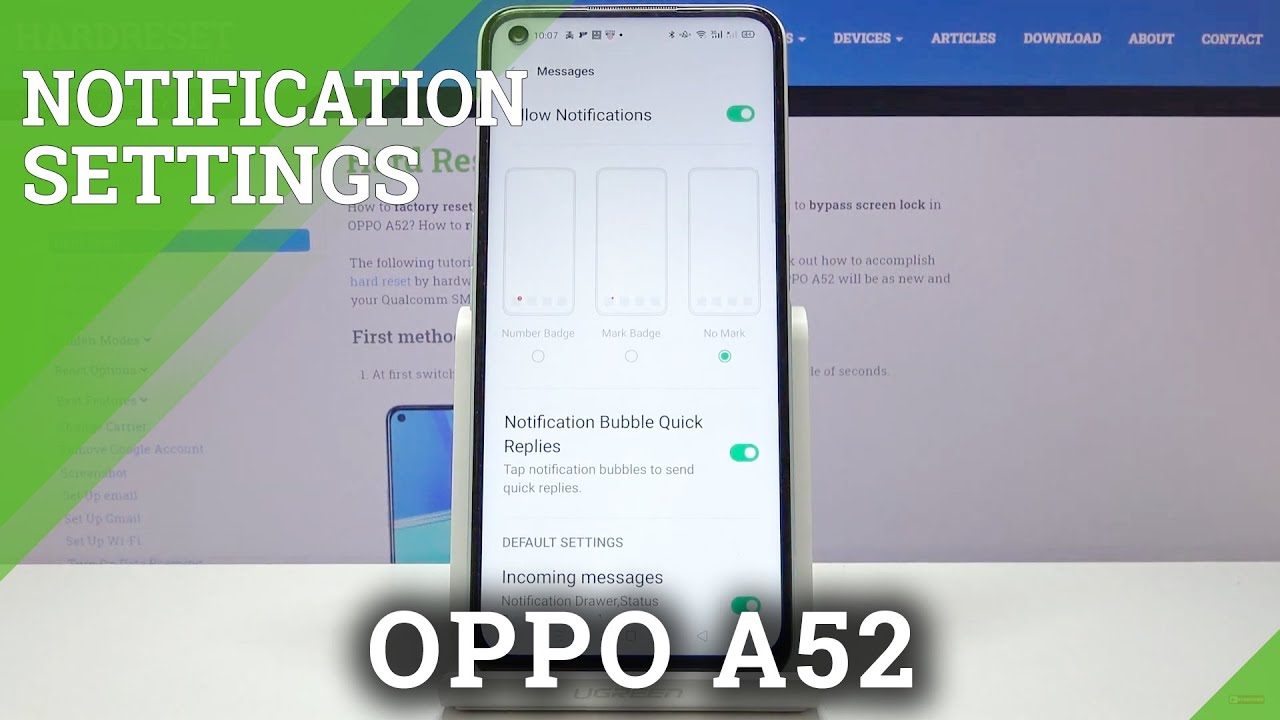 How to Change Notifications Alerts in OPPO A52 - Notifications Settings ...