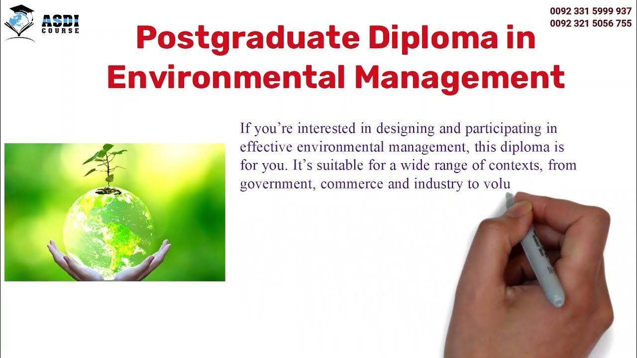 International Postgraduate Diploma in Environmental Management Level 7 ...