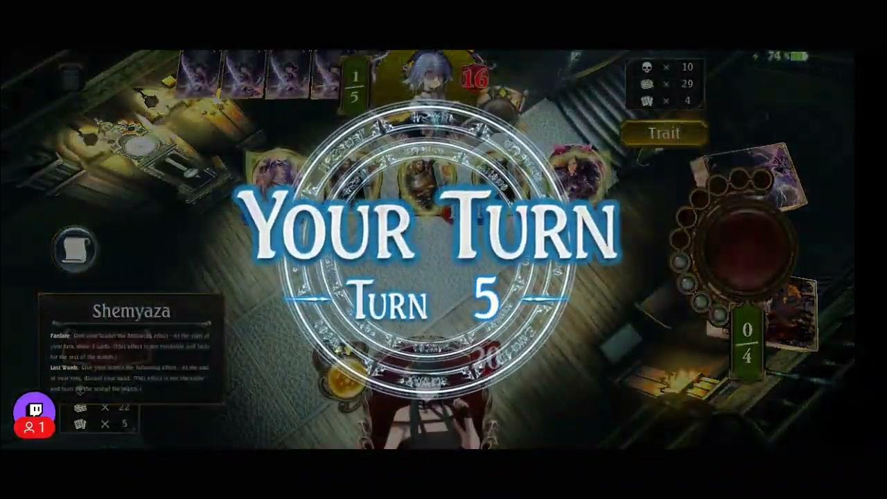 (GM0 10K Unlimited) Handless Blood vs Rally Sword [Shadowverse/Resurgent Legends] - YouTube