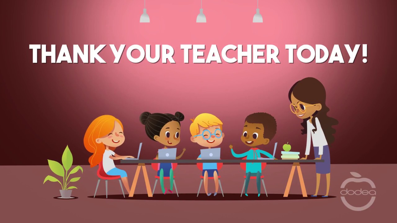2018 Teacher Appreciation Week Animation - YouTube