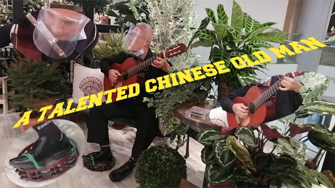 A Talented Chinese Old Man Singing Christmas Song - YouTube