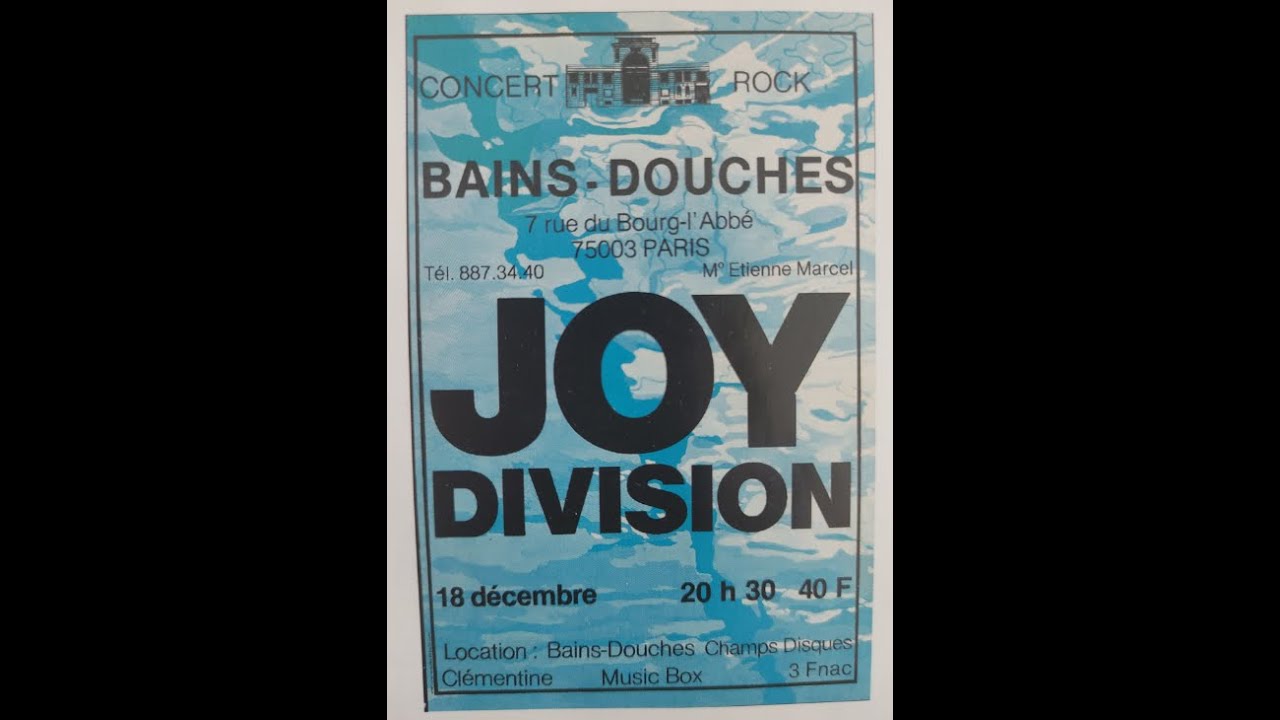 Joy Division Disorder (Live at Les Bains Douches 18 December 1979 ...