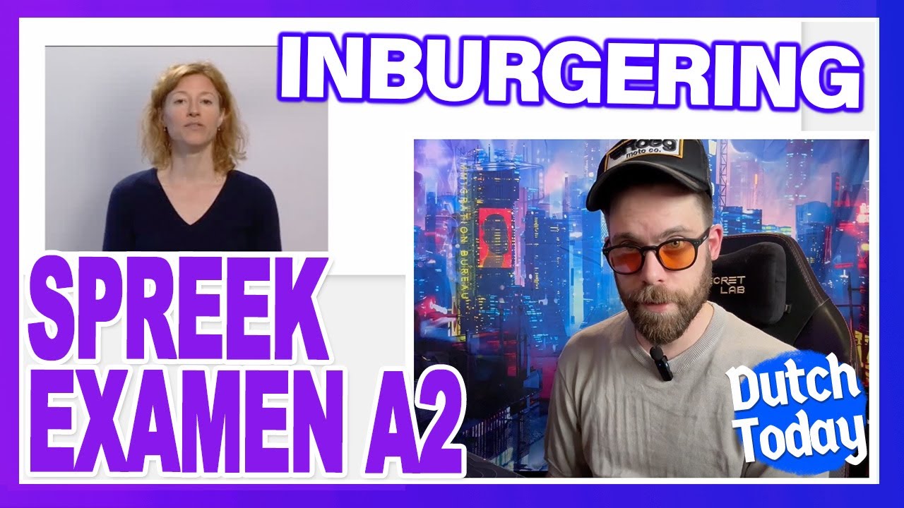 SPREEKEXAMEN A2 // SPEAKING EXAM A2 - Inburgering NT2 - YouTube
