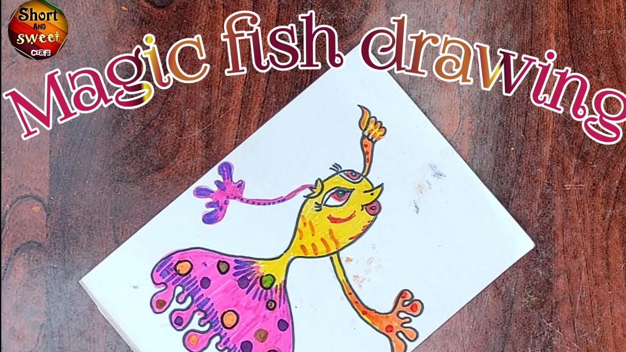 The magic fish story drawing.. mom's spacial.. - YouTube