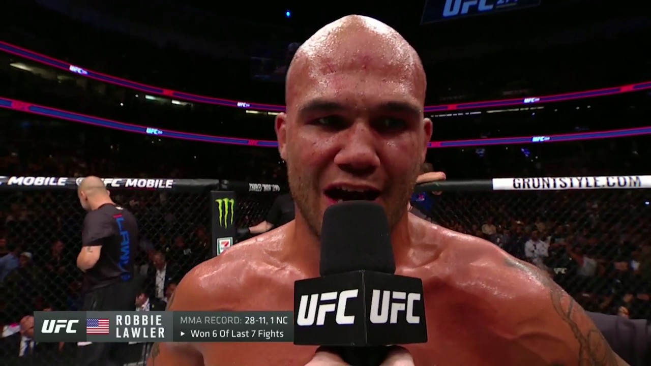UFC 214: Robbie Lawler Octagon Interview - YouTube