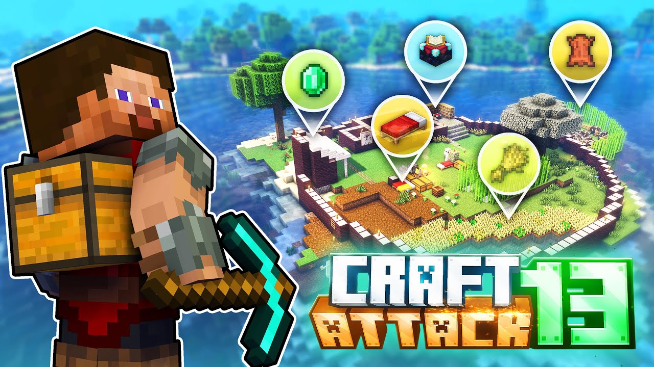 Der erste Tag in Craft Attack 13 - YouTube
