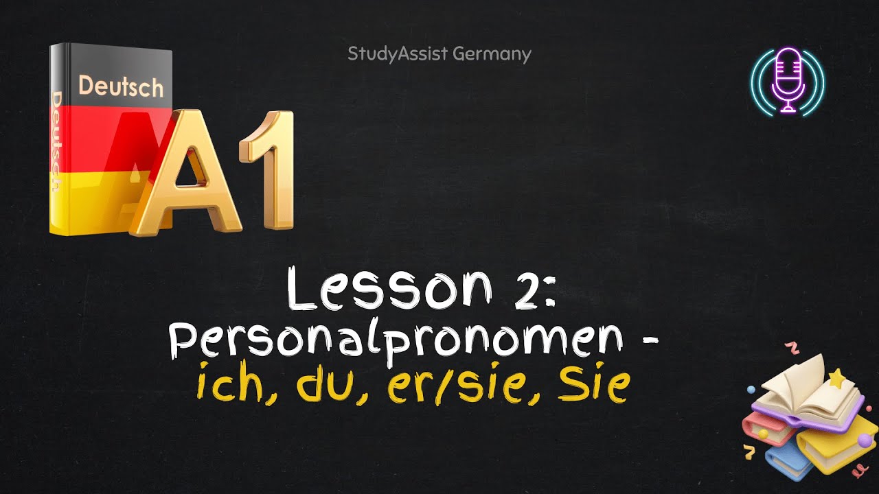 German Language Lessons for Beginners | Personal Pronouns in German ...