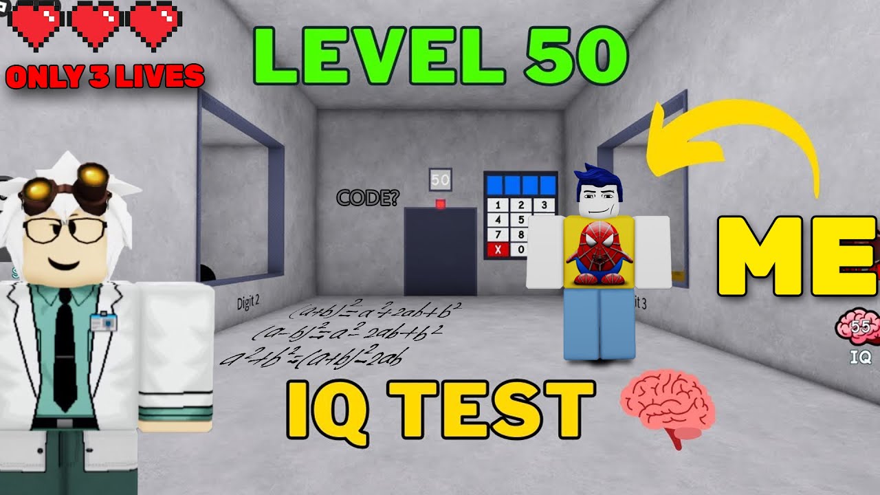 This Roblox IQ Test is IMPOSSIBLE to Pass! * Are You Smart Enough ...