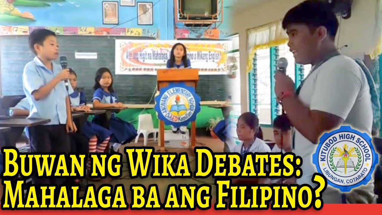 Alin ang Higit na Mahalaga, Wikang Filipino o Wikang English? Buwan ng ...