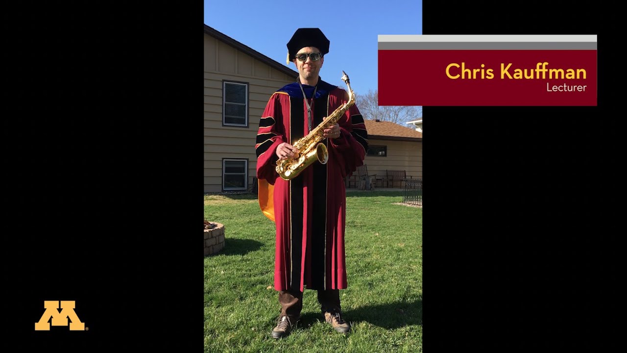 Chris Kauffman: UMN CSCI Graduation 2020 Congratulations - YouTube