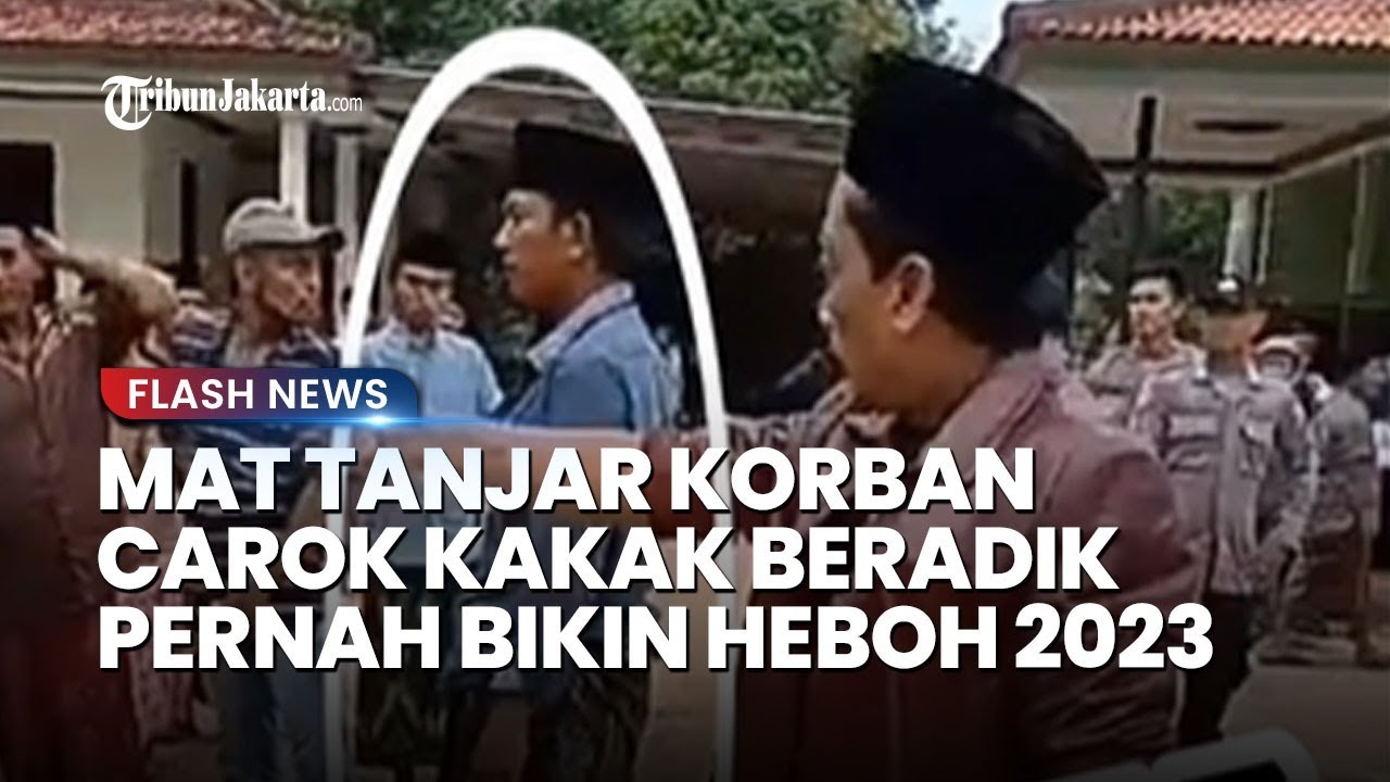 TAMPANG MAT TANJAR yang Tewas saat Carok Lawan Kakak Beradik, Ternyata ...