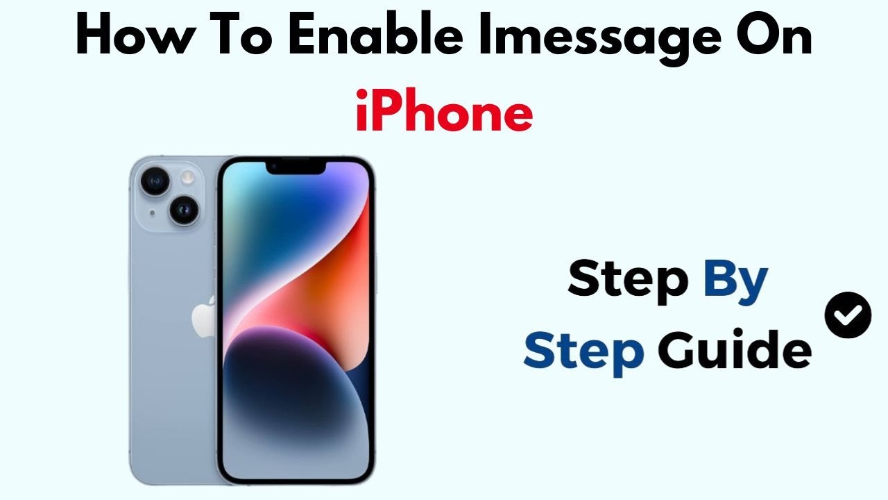 How To Enable Imessage On iPhone - YouTube