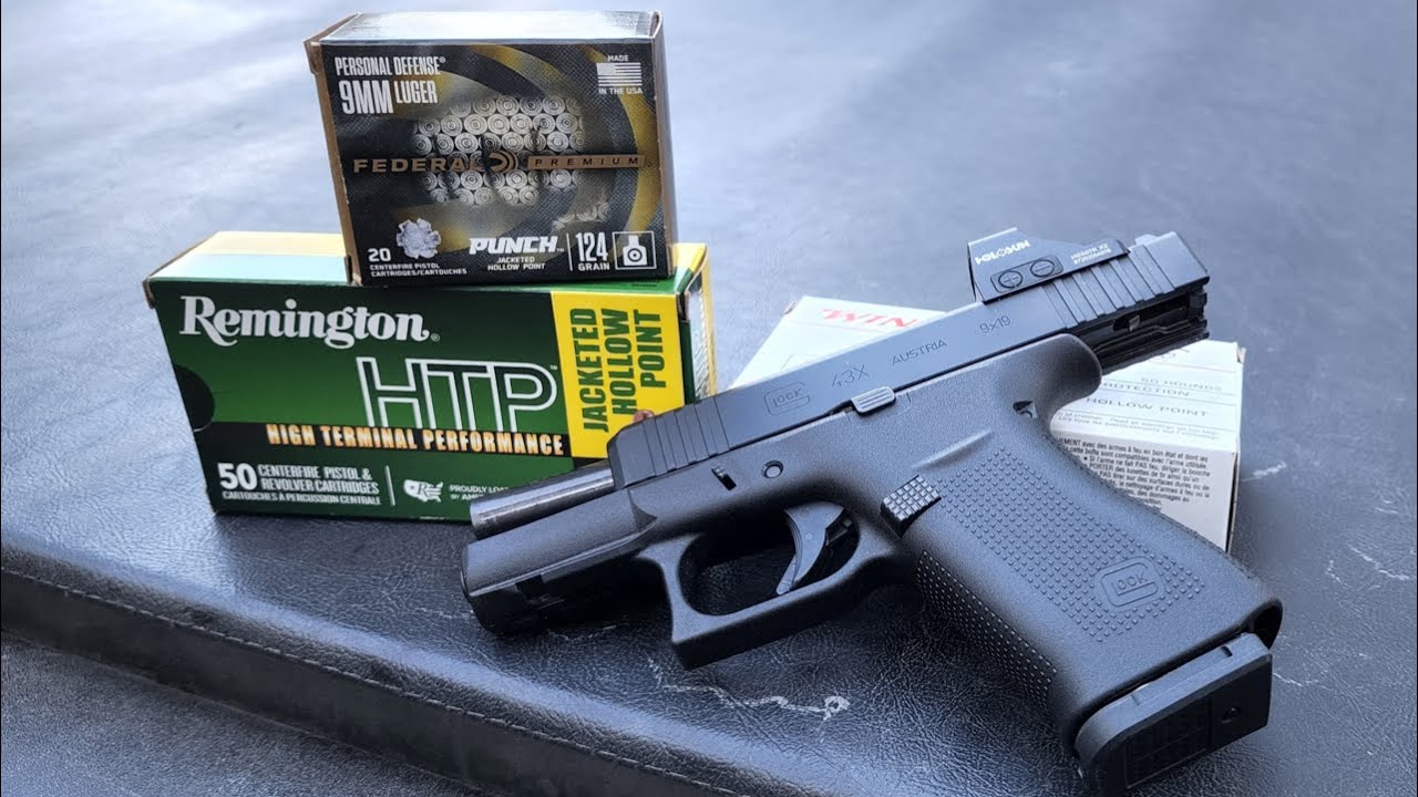 Shield Arms Gen 2 hollow point test for the Glock 43x, 48. - YouTube