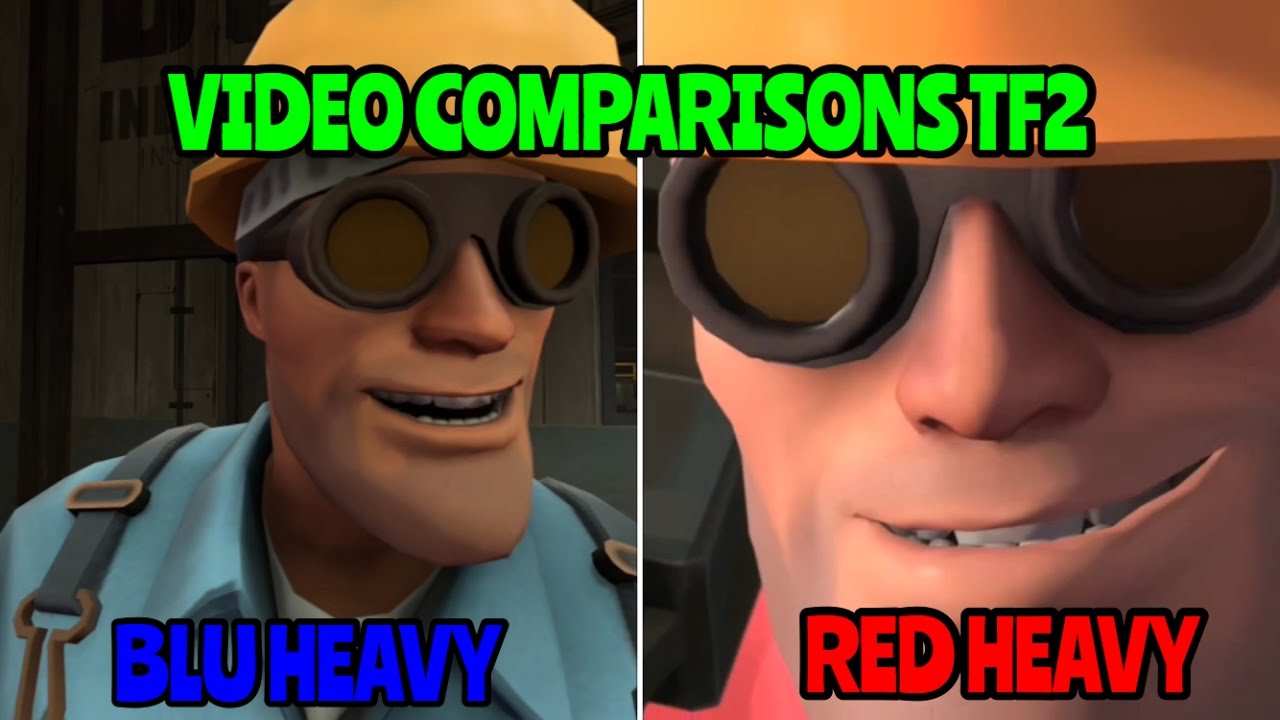 Meet The Blu And Red Engineer Video Comparison TF2 - YouTube