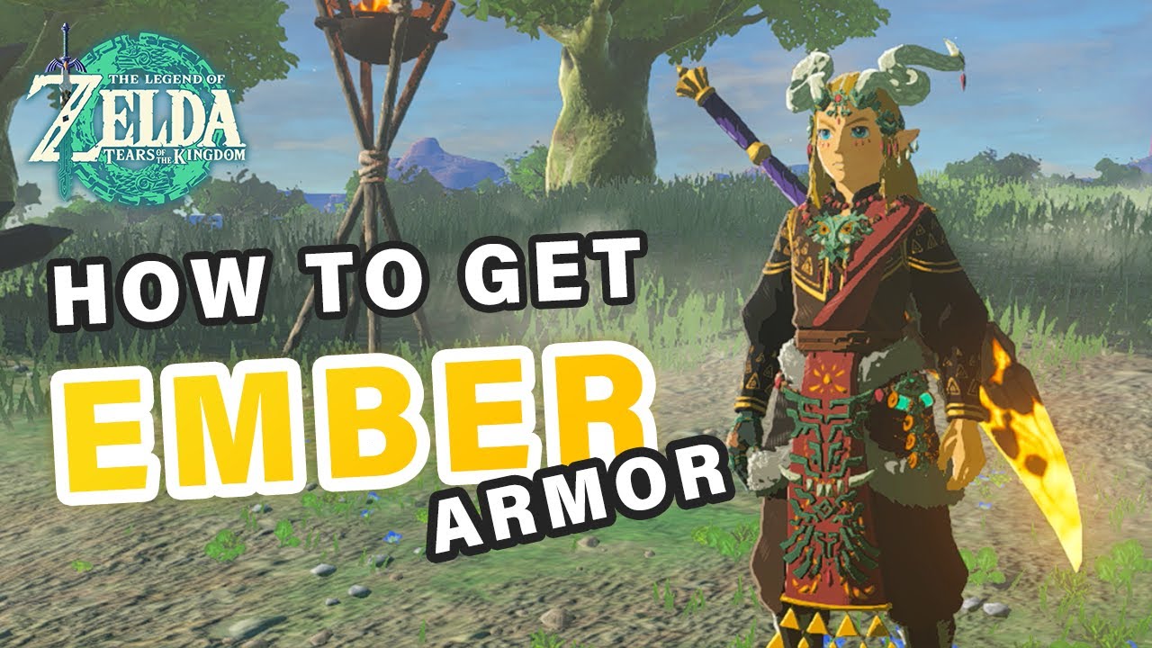 How to get Ember Armor Set Zelda: Tears of the Kingdom - YouTube