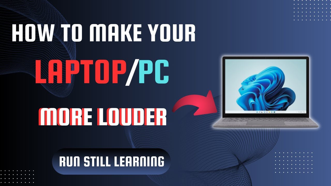 🔧.How to make your laptop/PC more louder🔥[ easy way ] - YouTube