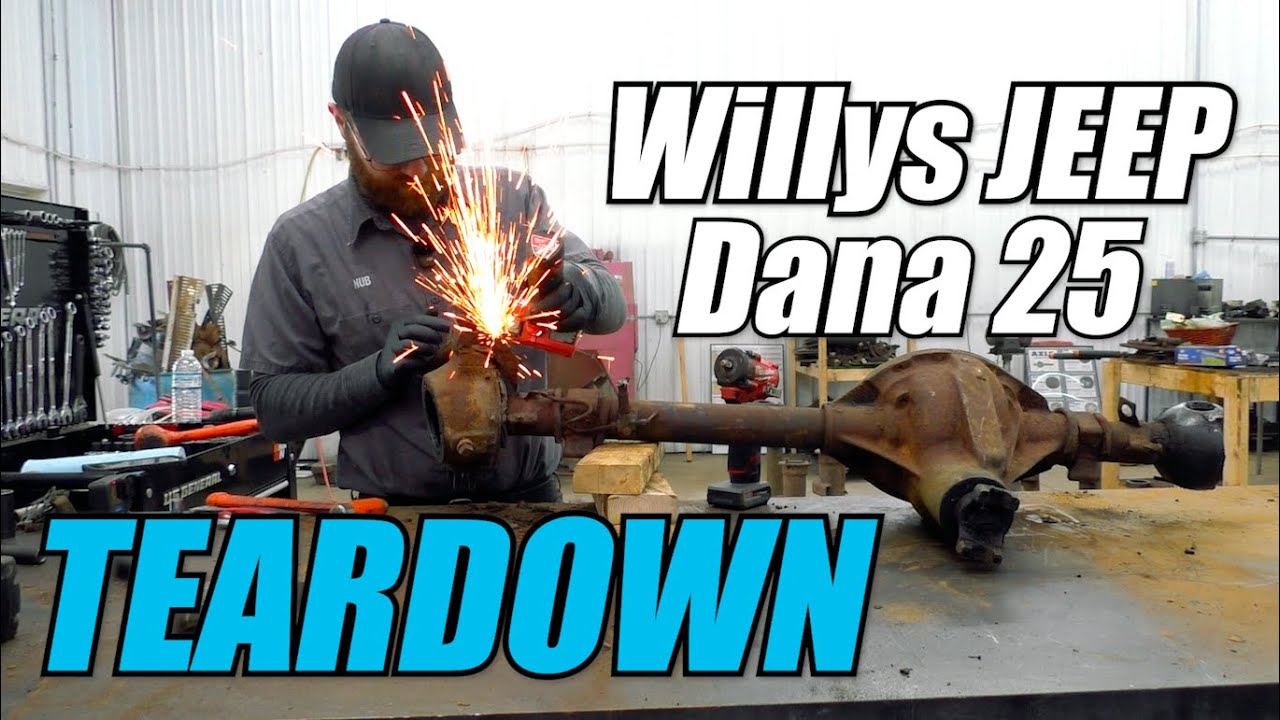 Willys Jeep Dana 25 Teardown - YouTube