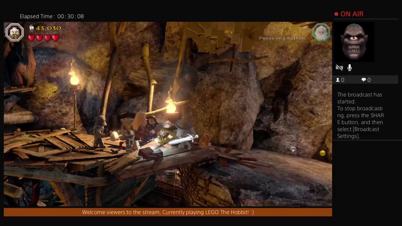 LEGO The Hobbit PS4 Demo LIVE - YouTube