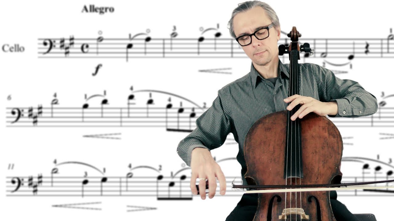 S. Lee Cello Etude Op. 31 no. 6 Melodic and Progressive Exercises ...