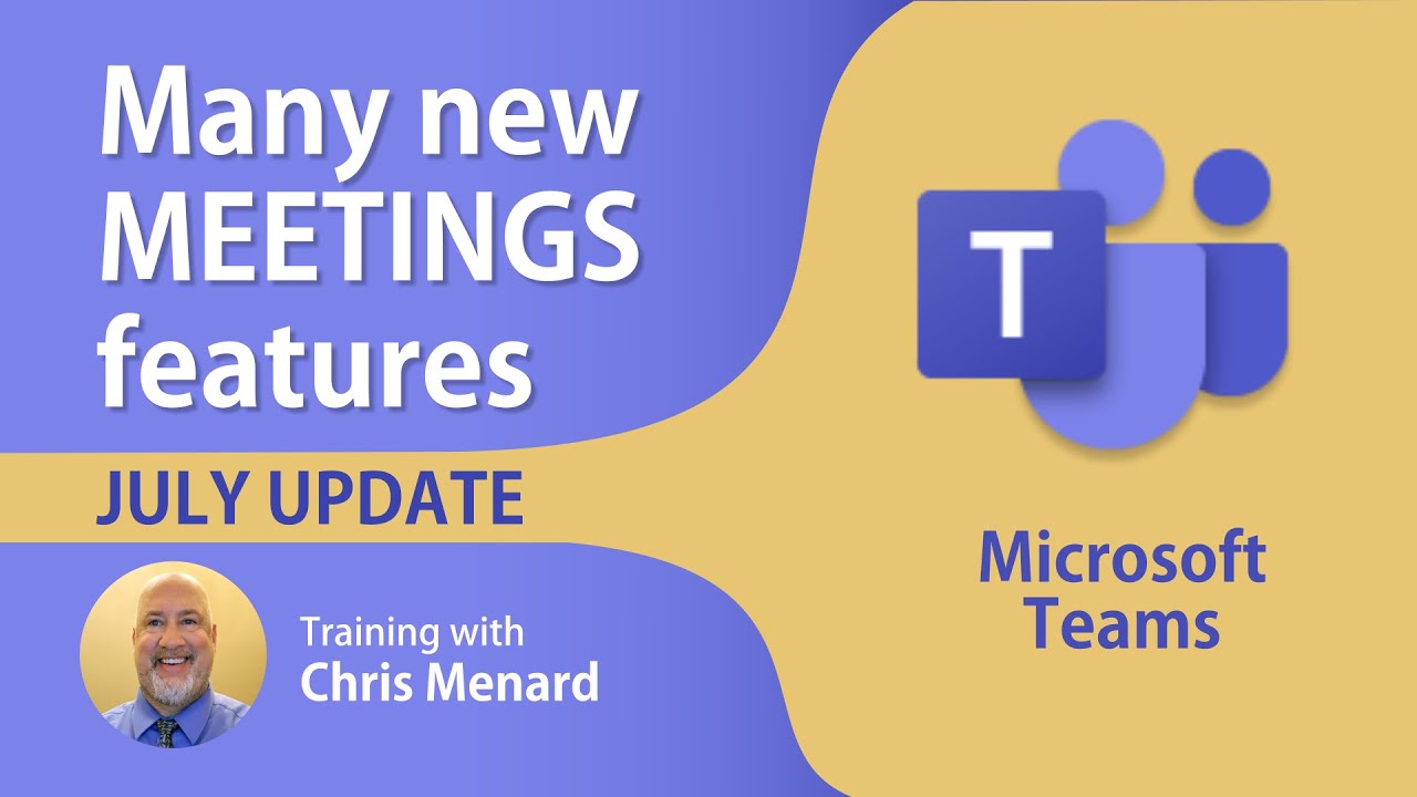 Microsoft Teams New Meetings Features | July 2020 Update - YouTube
