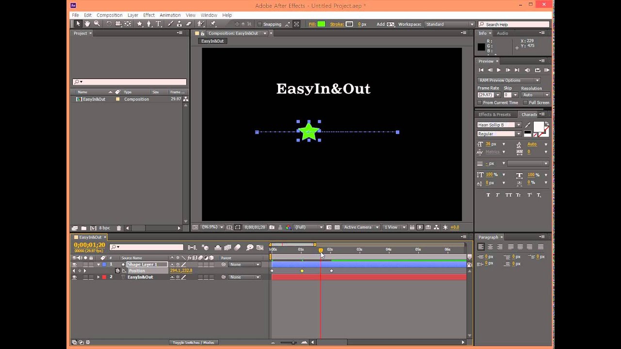 After Effects Easy In Easy Out Keyframe Animation Speed after-effects-easy-in-easy-out-keyframe-animation-speed