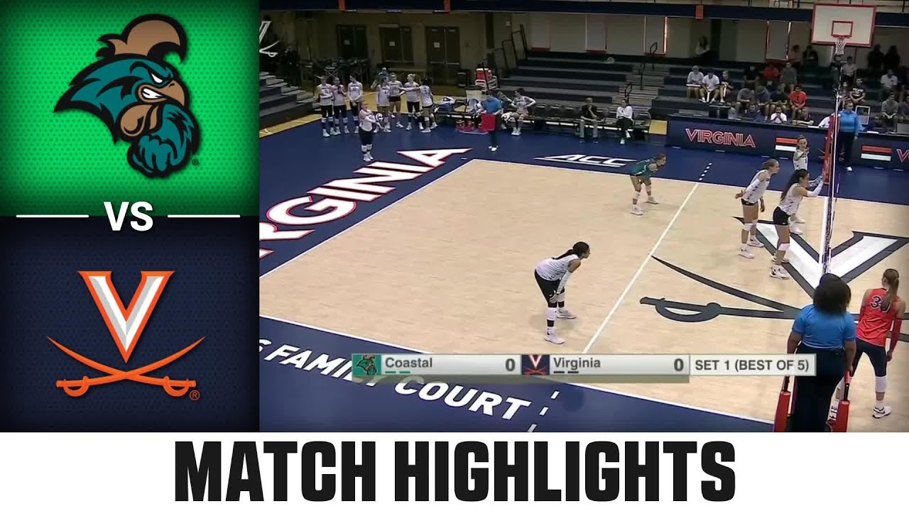 Coastal Carolina vs. Virginia Match Highlights | 2024 ACC Volleyball ...