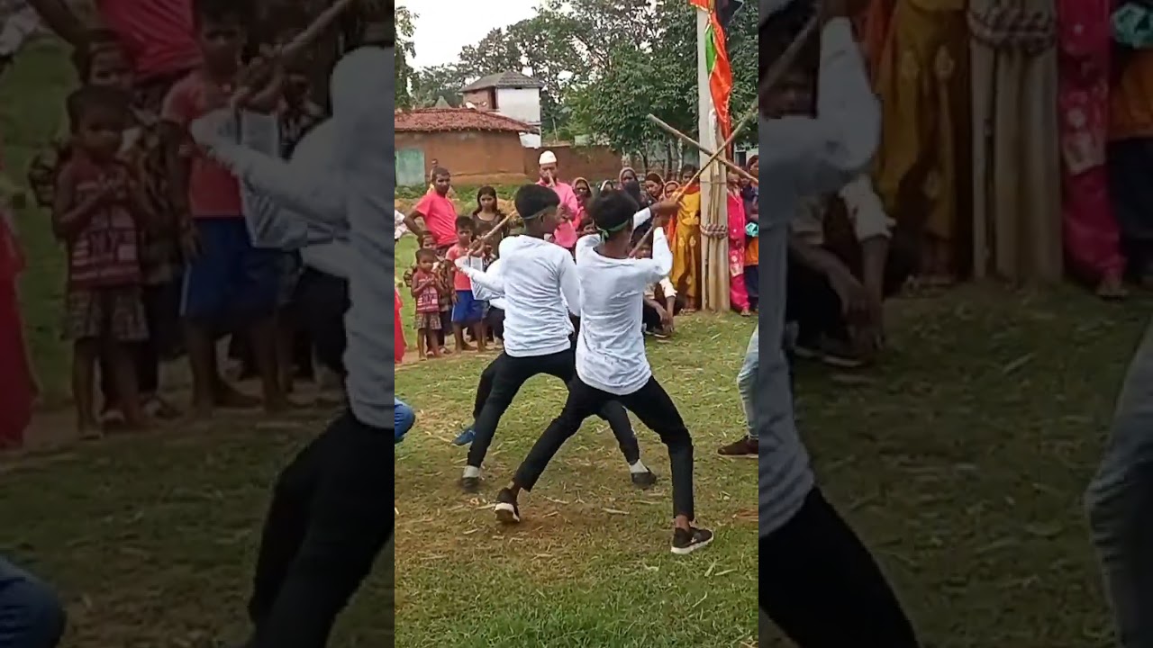 part 6 mahuwadabar lathi khela | village boy 01 |#shorts - YouTube