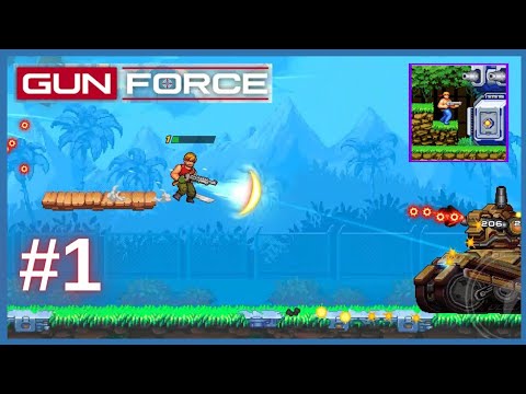 Gun Force: Action Shooting Android Gameplay #1 Shooting game. # ...