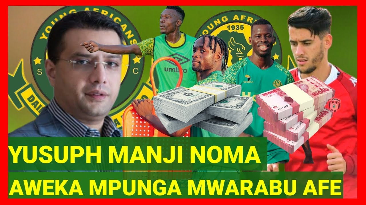 🔴BREAKING NEWS:YUSUF MANJI AONGEZA MZUKA YANGA,AMWAGA PESA KWA MAYELE ...