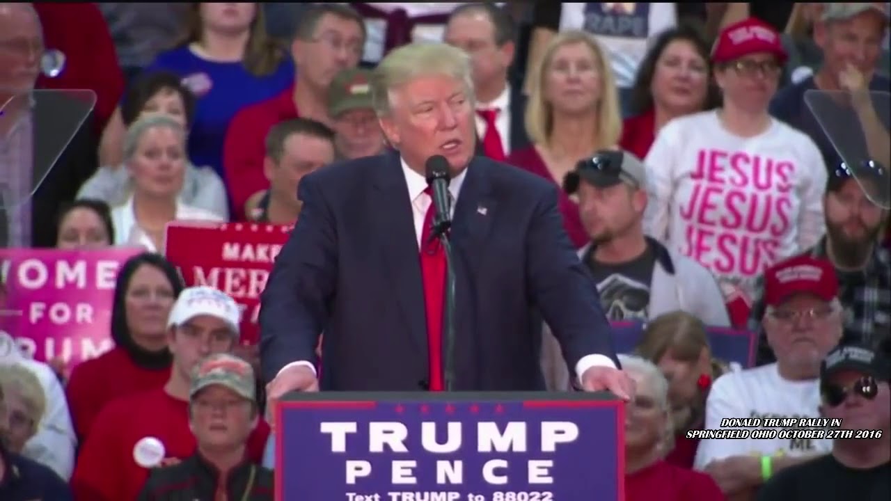 Speech: Donald Trump - Springfield, OH - October 27, 2016 - YouTube
