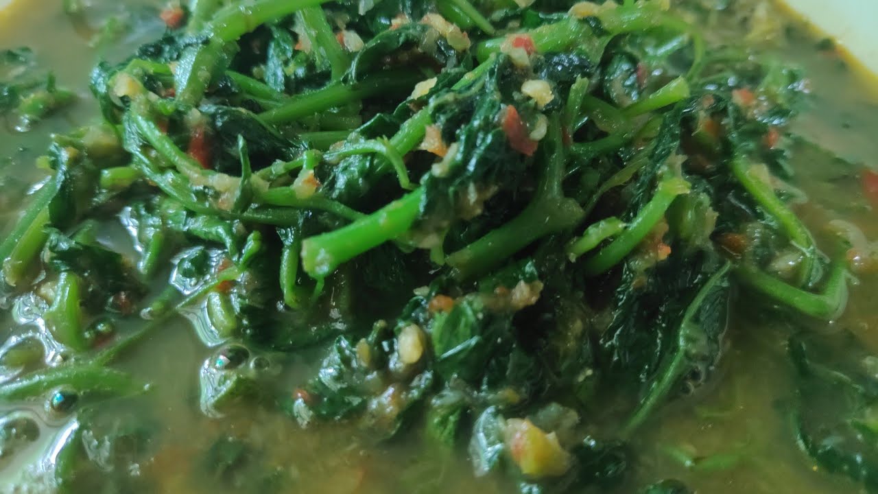 Daun Ranti Masak Tumis Versi Mak Anie - YouTube