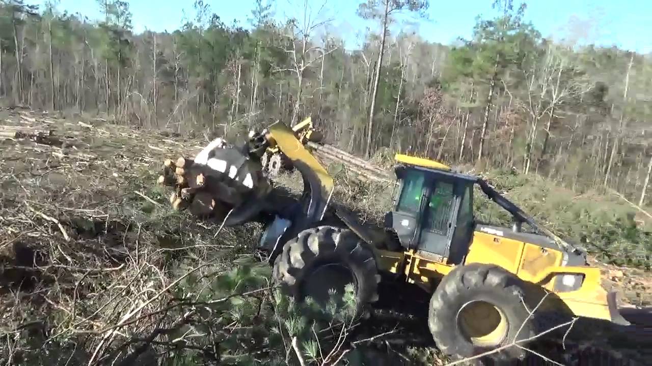 Tigercat 635D, BEAST! - YouTube