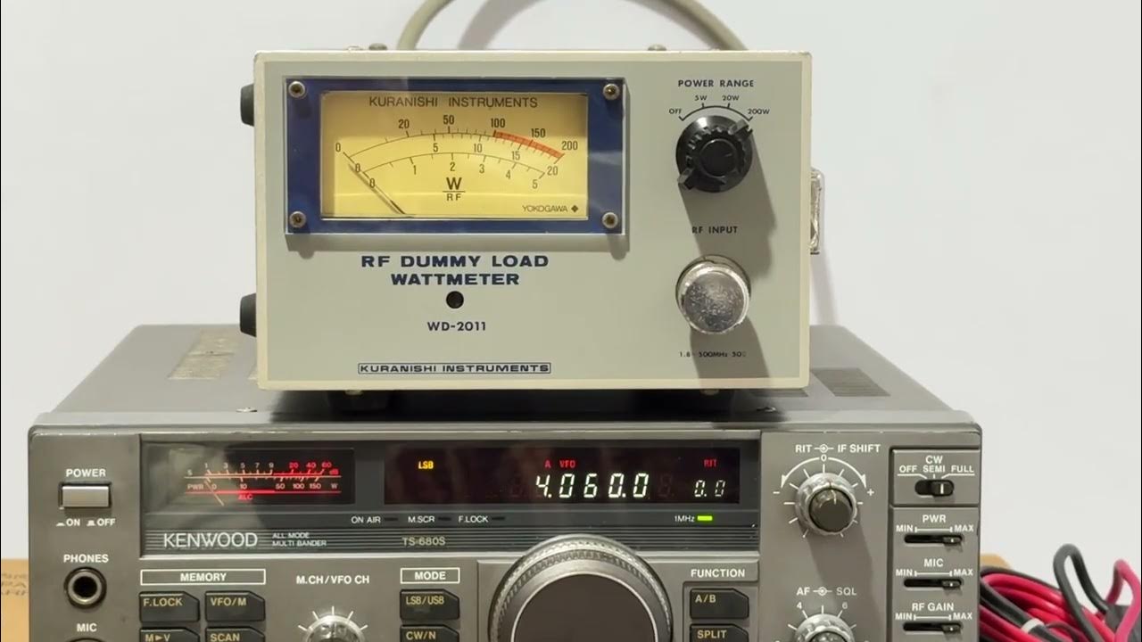 Kenwood TS-680S Duzbuk HF/50MHz 130W - YouTube