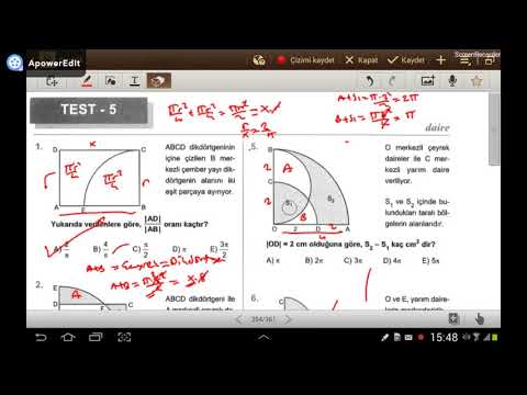 DAİRE 2 (Karekök YKS 2.Oturum Geometri Soru Bankası) (test 5-6-7-8)