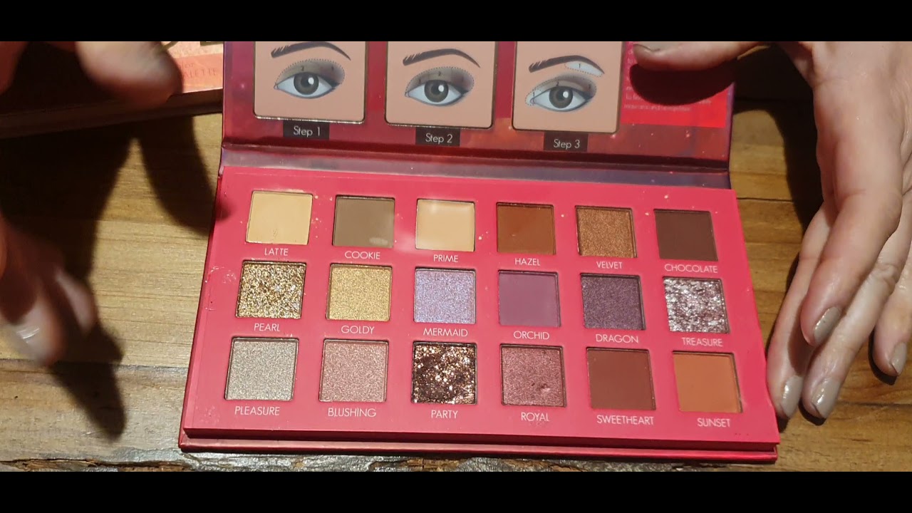 Haul action - les palettes de maquillage - YouTube