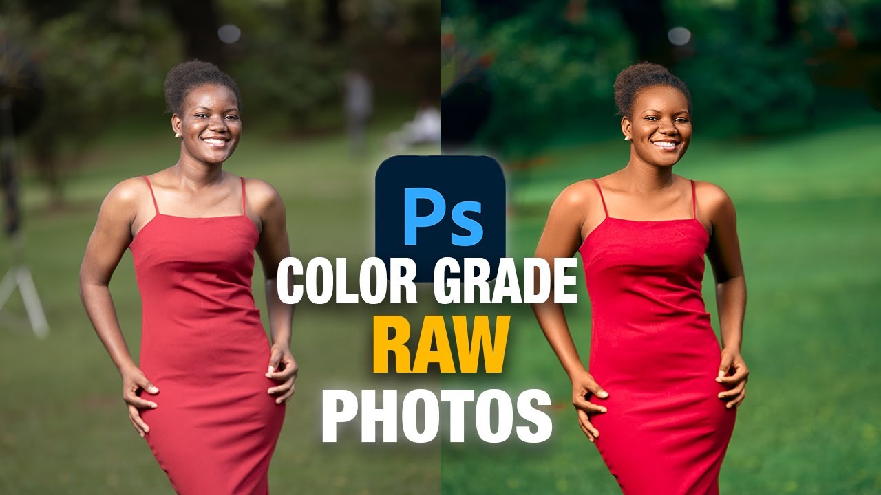 How To Edit and Color Grade Raw Photos in photoshop - YouTube