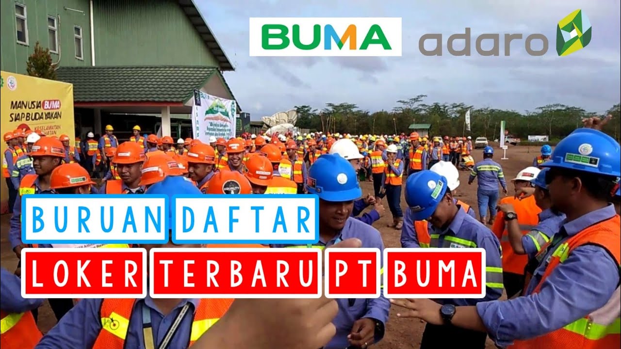 TERBARU💥OPEN RECRUITMENT//LOKER OPERATOR & MEKANIK//PT BUMA site ADARO ...