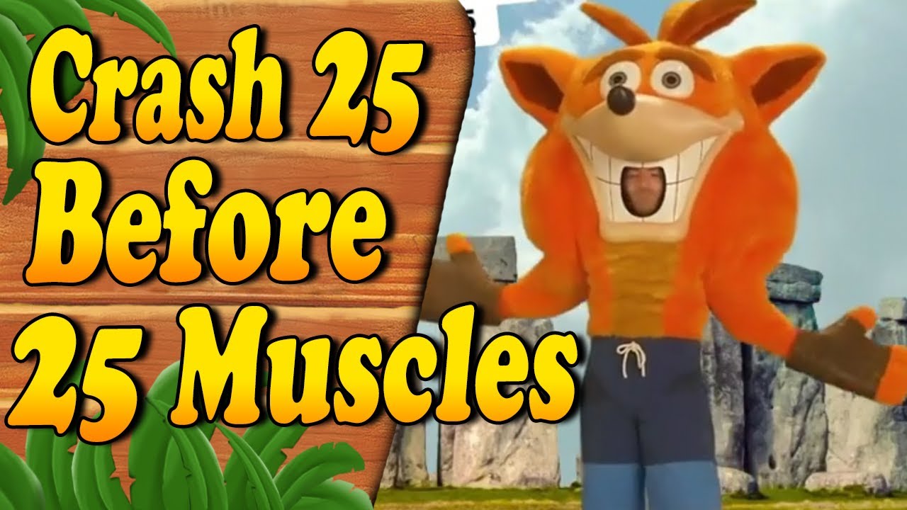 Crash Bandicoot: Those muscles are HARD AS STONE Shine on get pumped ...