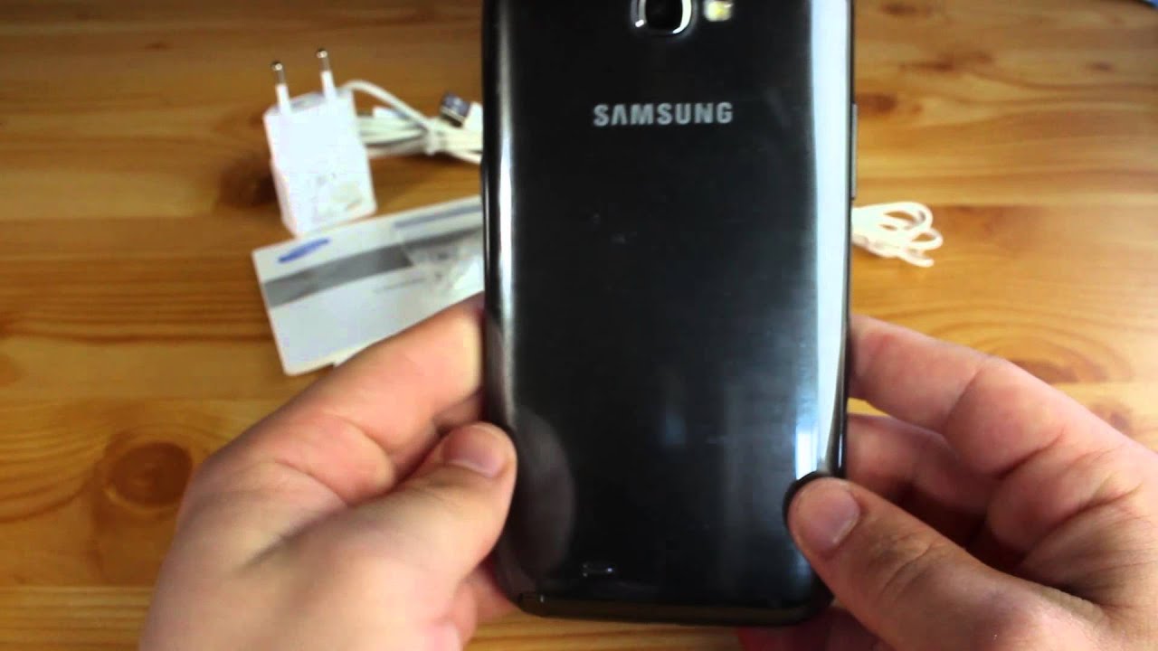 Unboxing: Samsung Galaxy Note II- Ein wahrer Riese [Deutsch] - YouTube