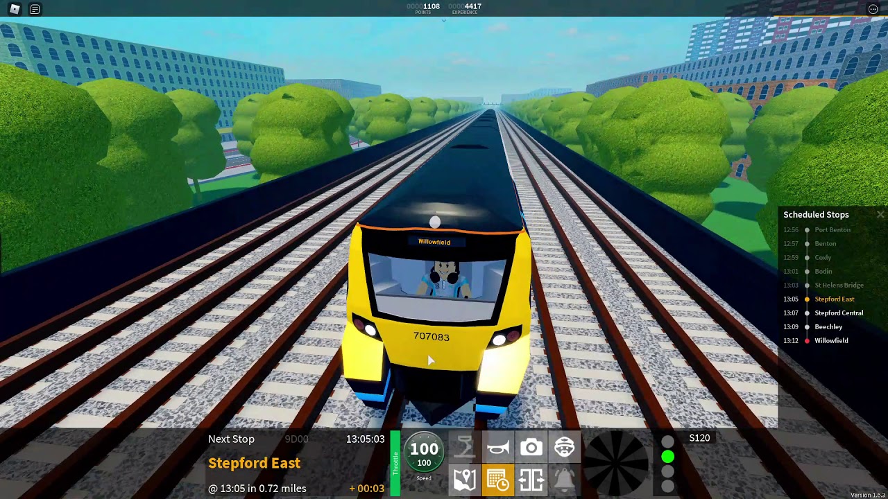 SCR V1.6.3: Class 707 Port Benton - Willowfield Stepford Connect - YouTube